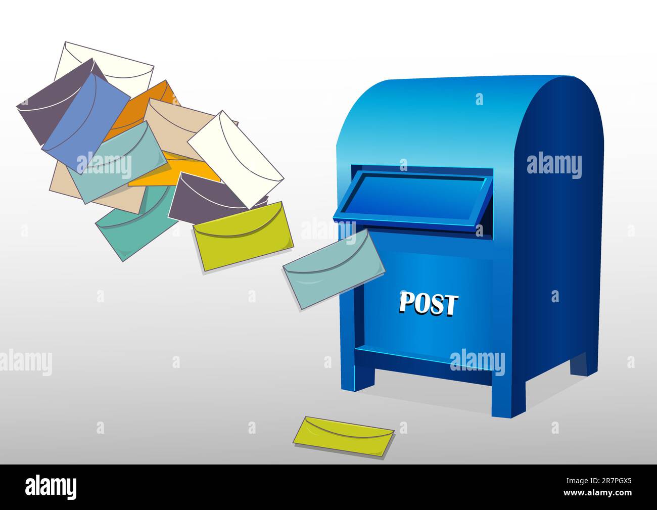mailbox vector illustration Stock Vector Image & Art - Alamy