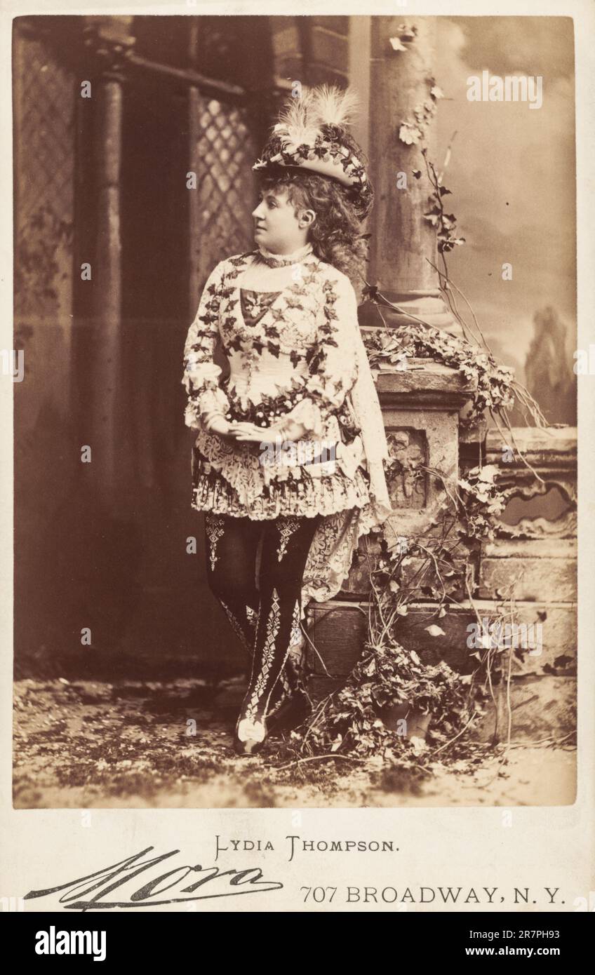Lydia Thompson c. 1880-1885 Stock Photo - Alamy