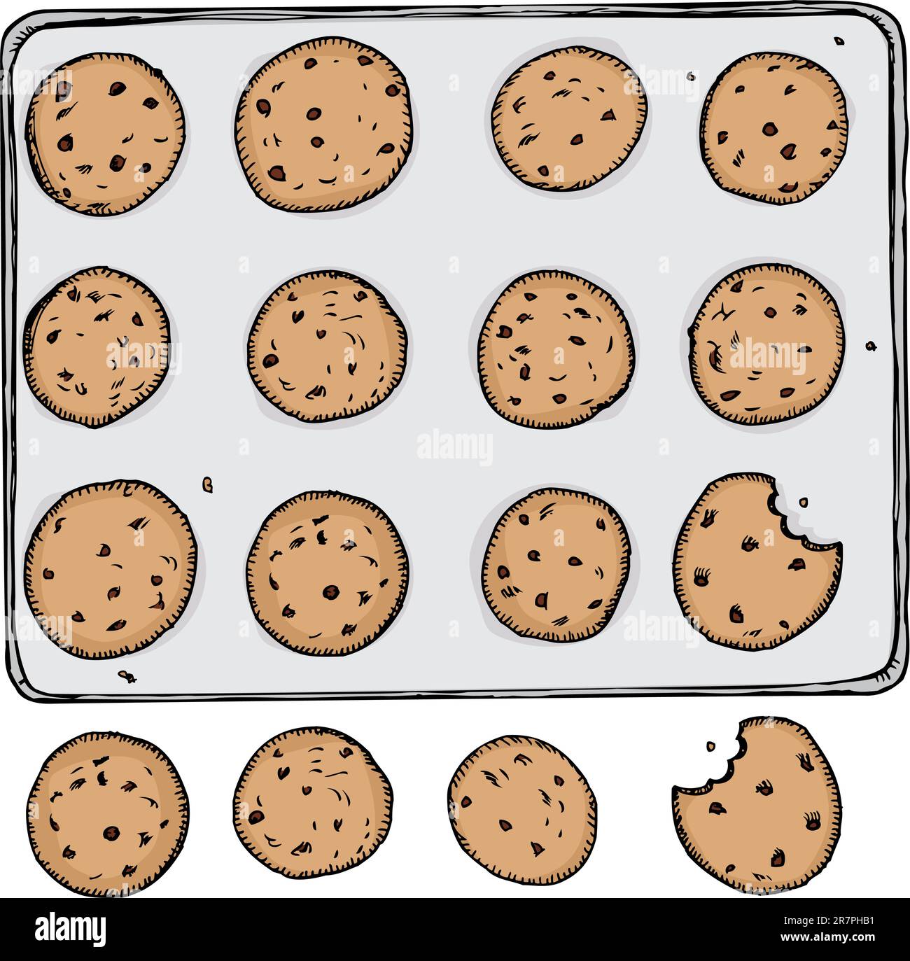 Tray Of Cookies Clipart