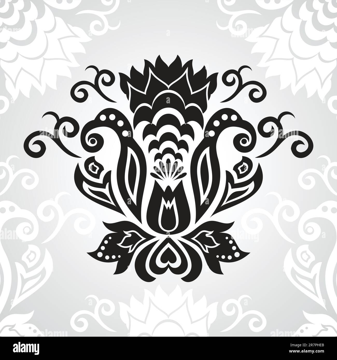 abstract ornamental floral design vector illustration Stock Vector ... abstract ornamental floral design vector illustration Stock Vector ...