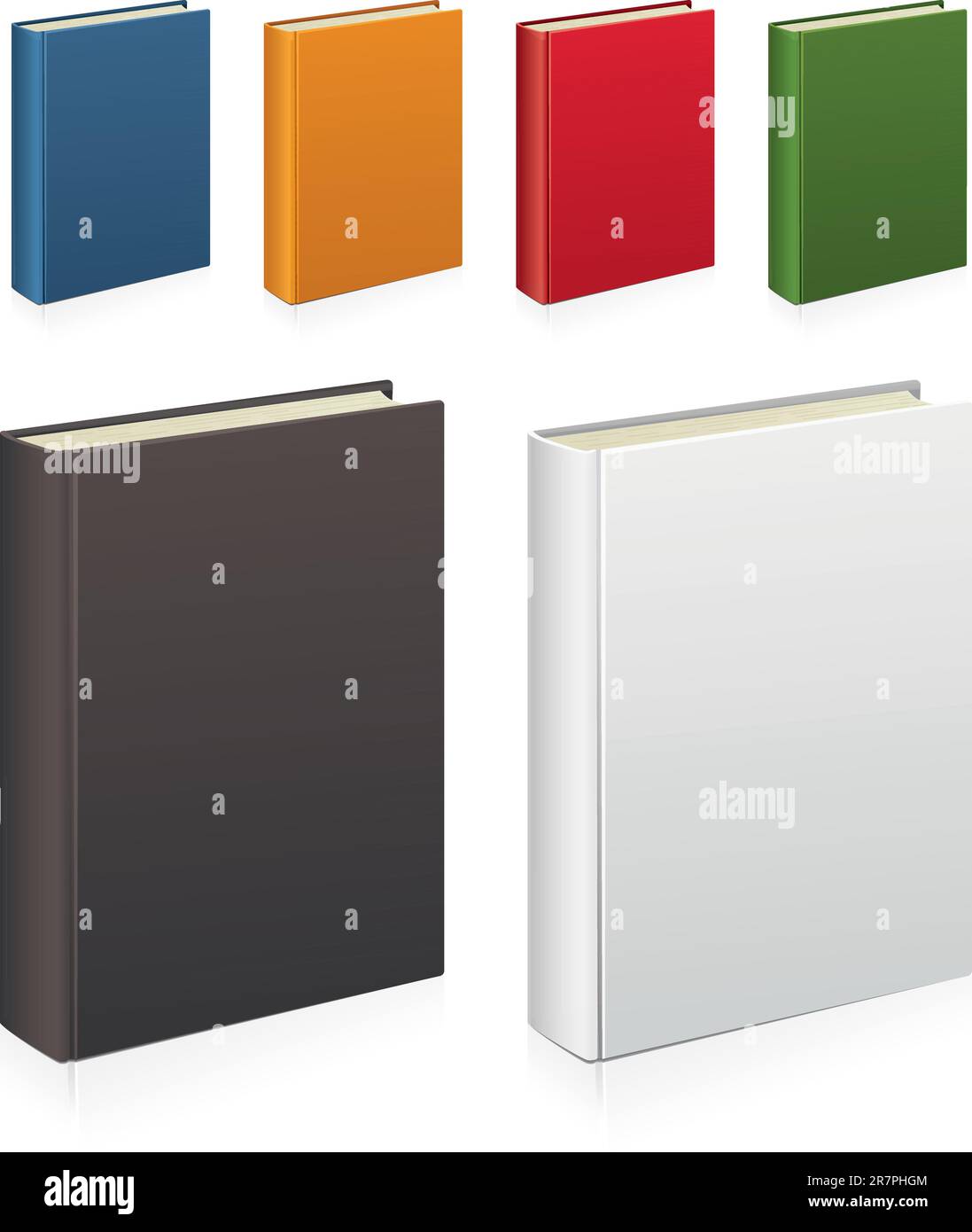 Set of colorful vector books Stock Vector Image & Art - Alamy