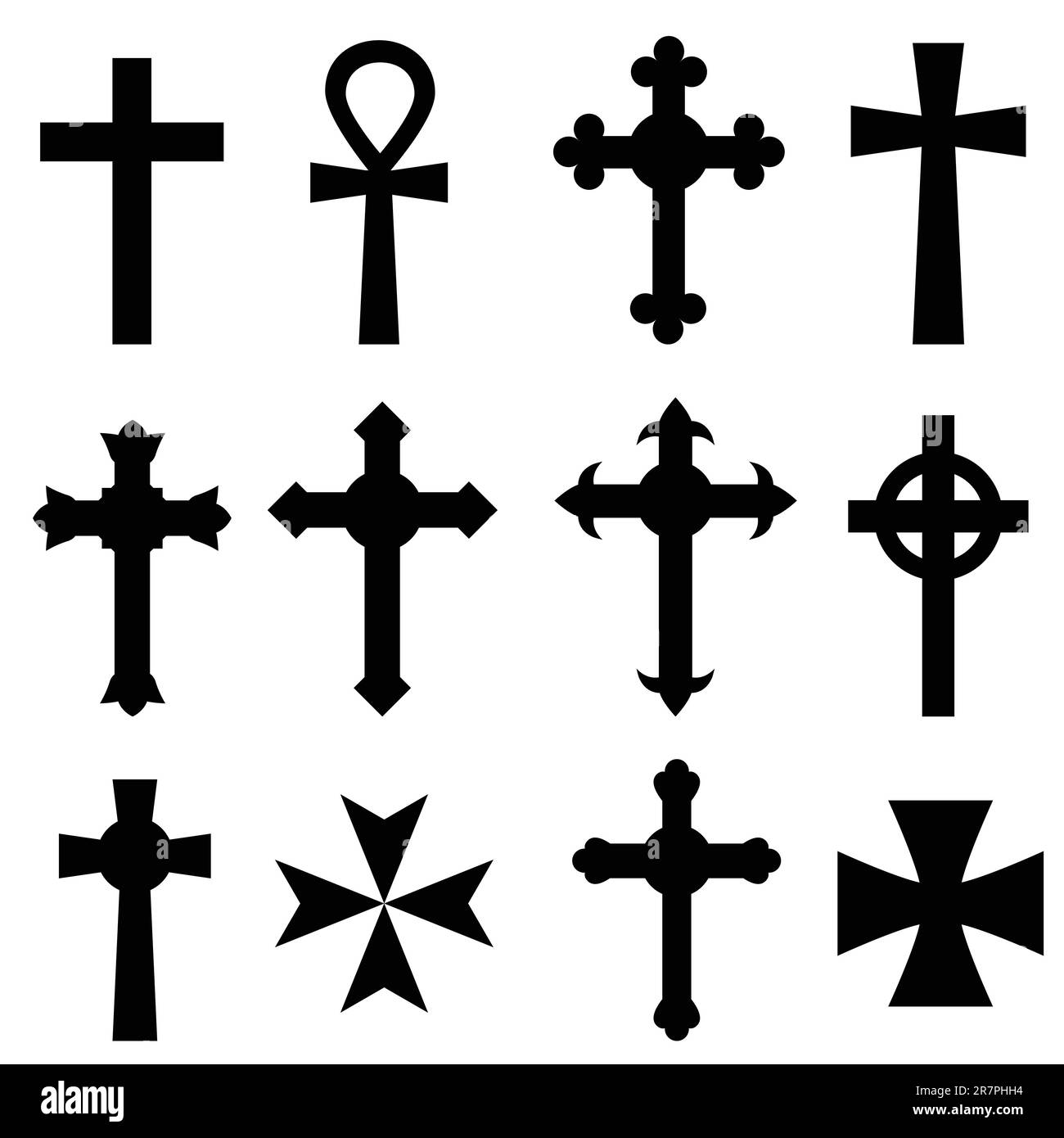 Symbol faith christian cross on Stock Vector Images - Alamy