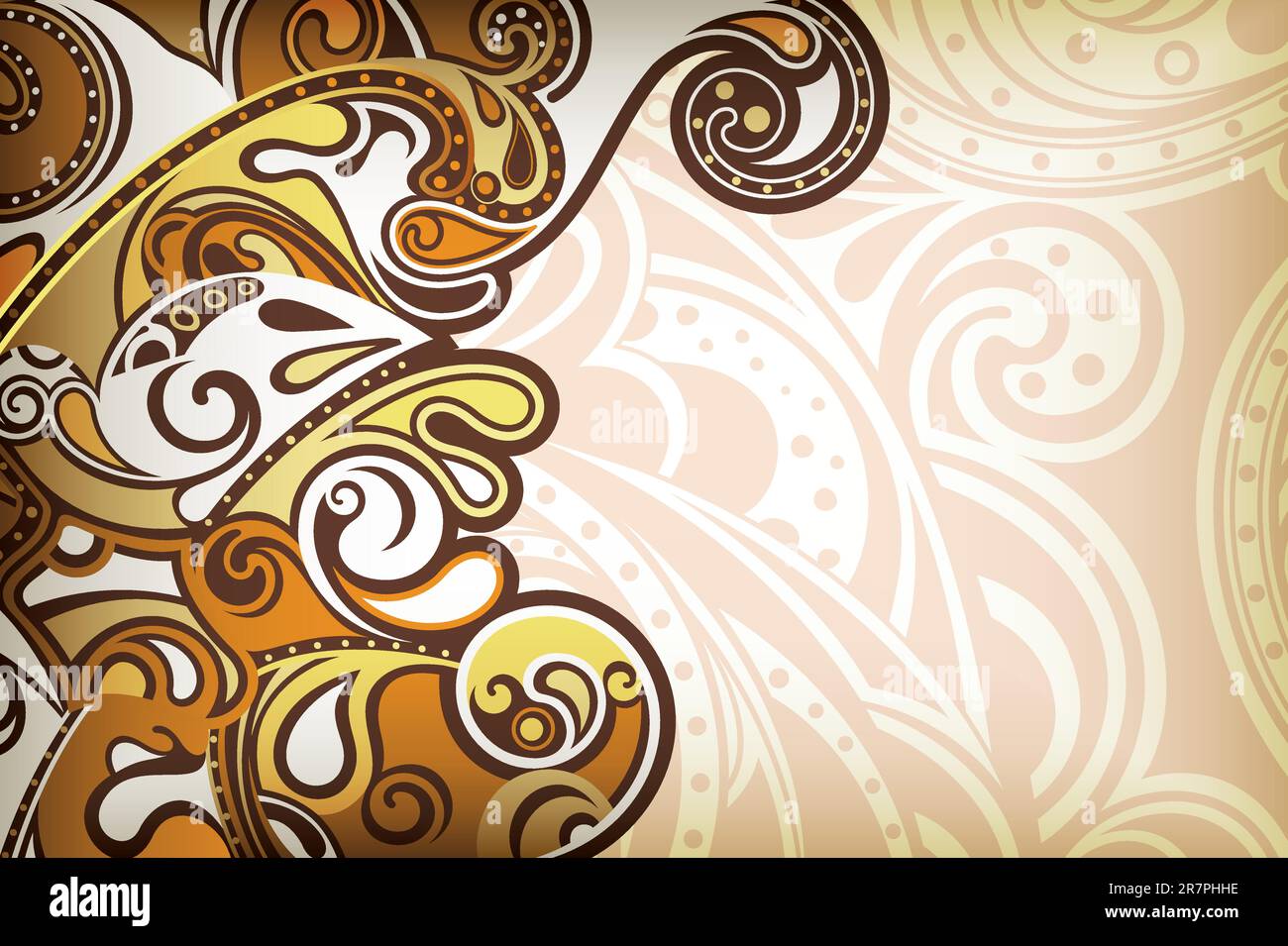 Illustration of abstract curve background Stock Vector Image & Art - Alamy