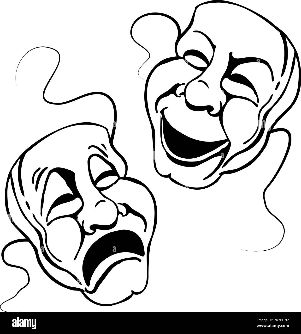 A greek mask Cut Out Stock Images & Pictures - Alamy