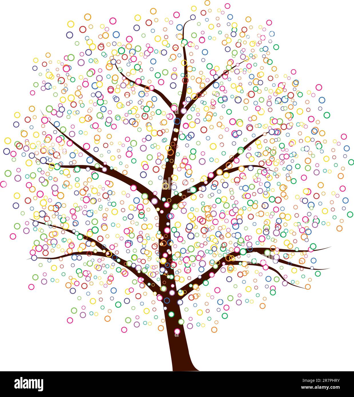 Artsy tree Stock Vector Images - Alamy