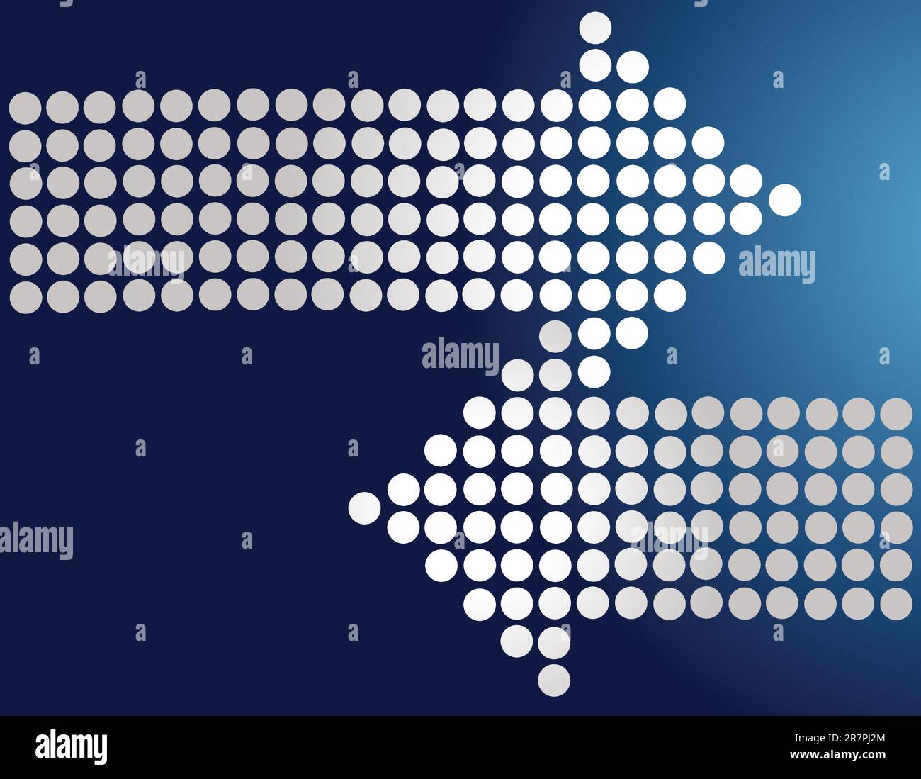 Abstract blue tone arrow hi-res stock photography and images - Alamy