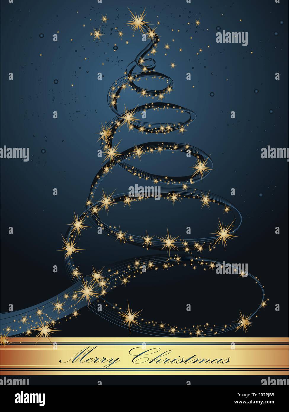Merry Christmas background gold and blue Stock Vector Image & Art - Alamy