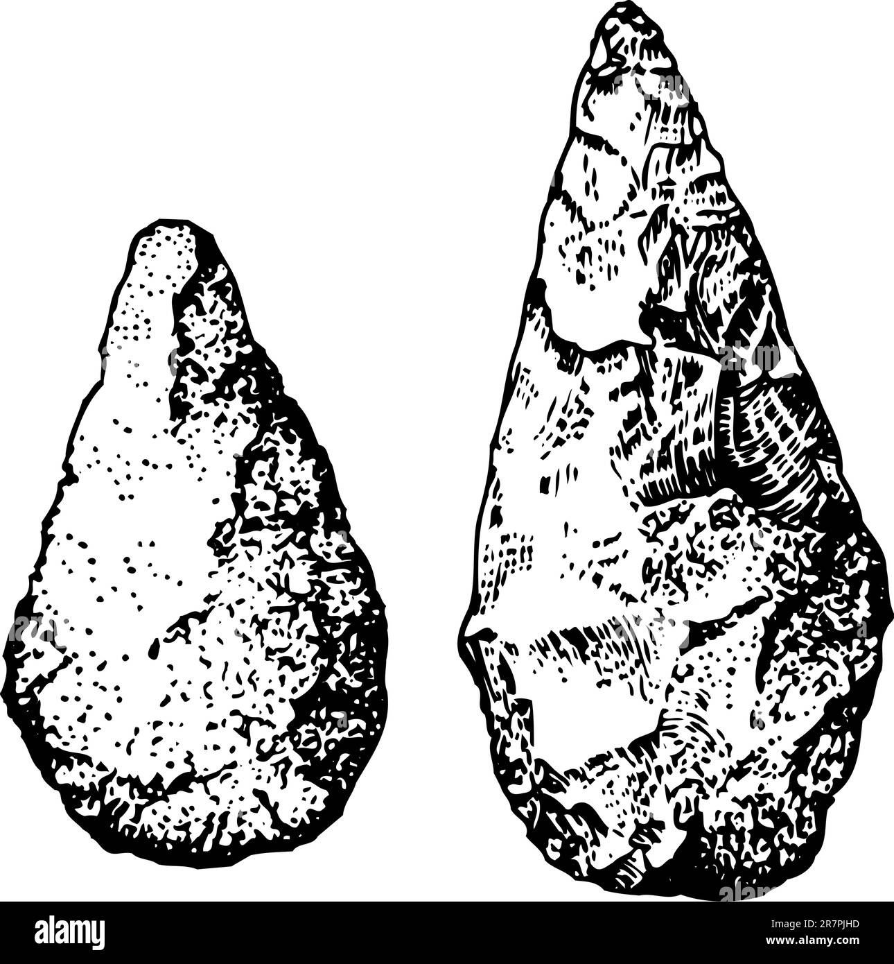 Tool hand stone age Stock Vector Images - Alamy