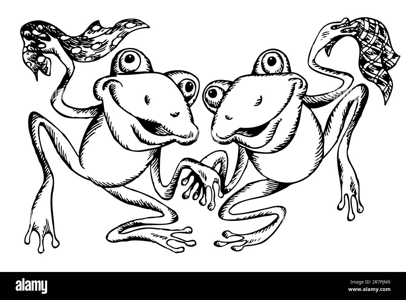 Human frogs Black and White Stock Photos & Images - Alamy