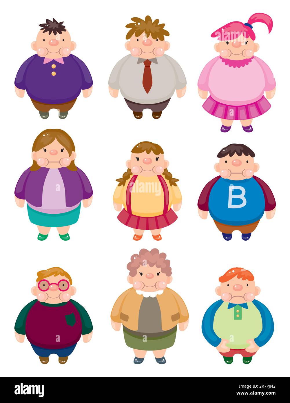 Fat boys Stock Vector Images - Alamy