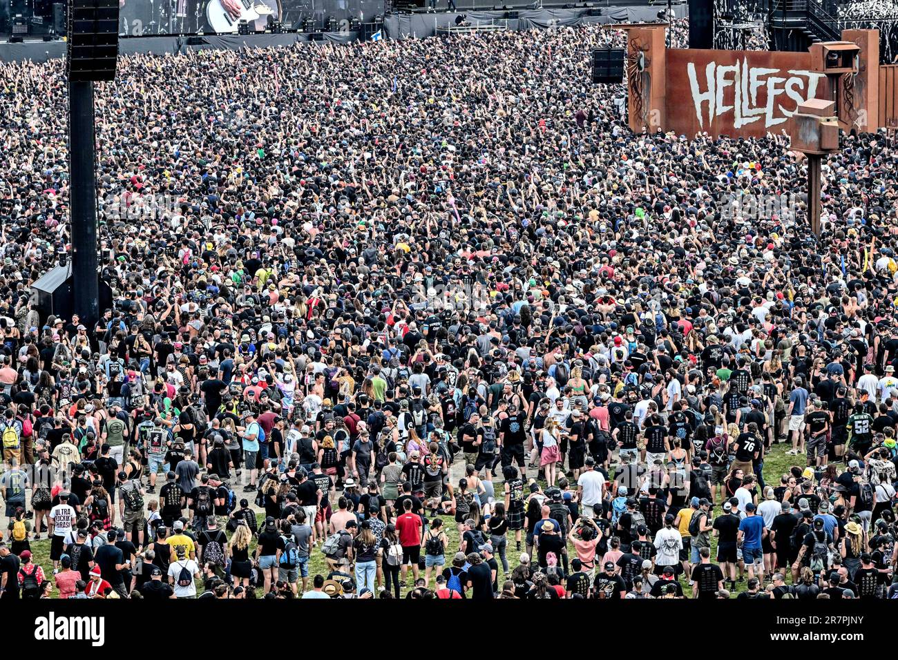 Aerial views of hellfest hi-res stock photography and images - Alamy
