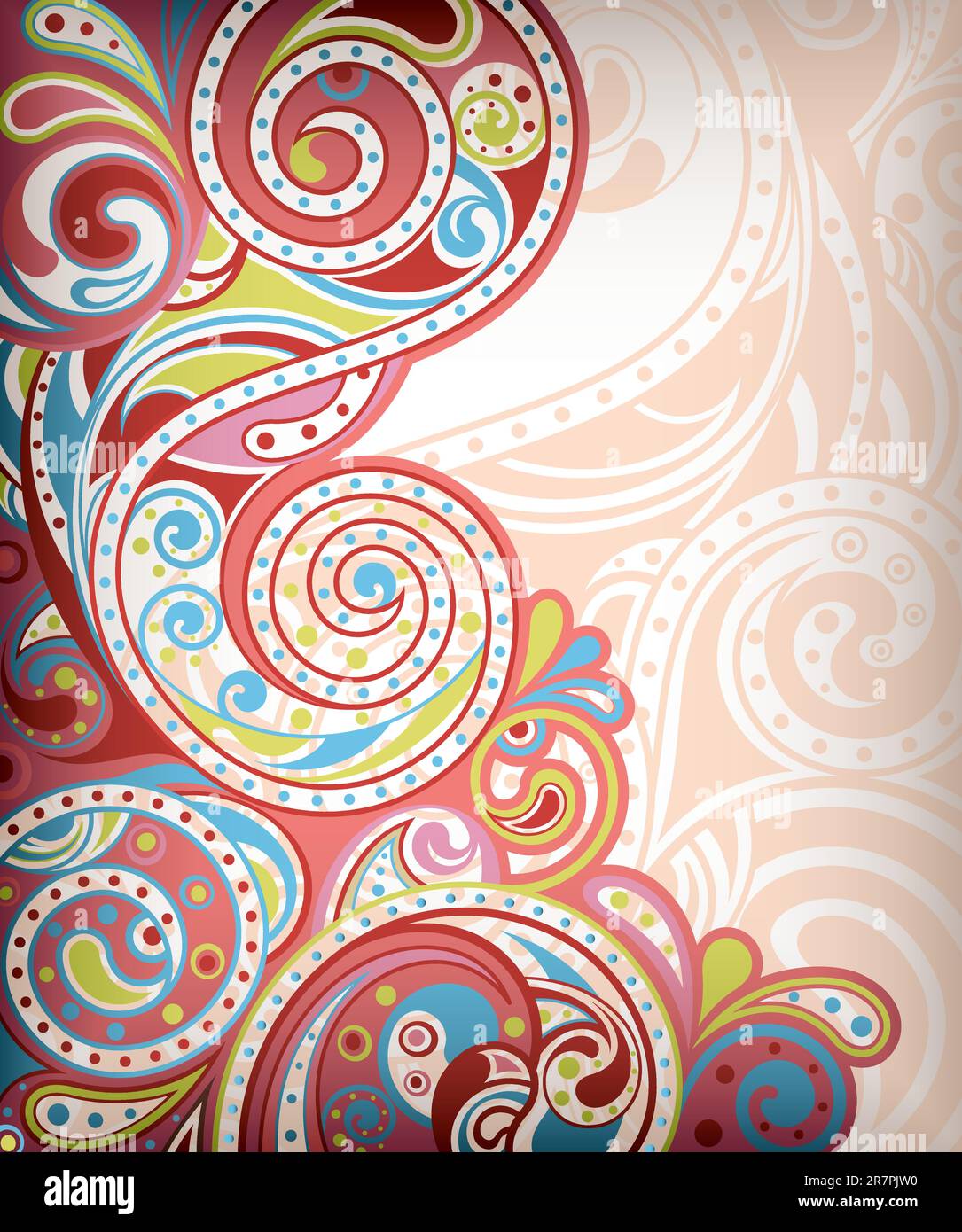 Illustration of abstract curve background Stock Vector Image & Art - Alamy