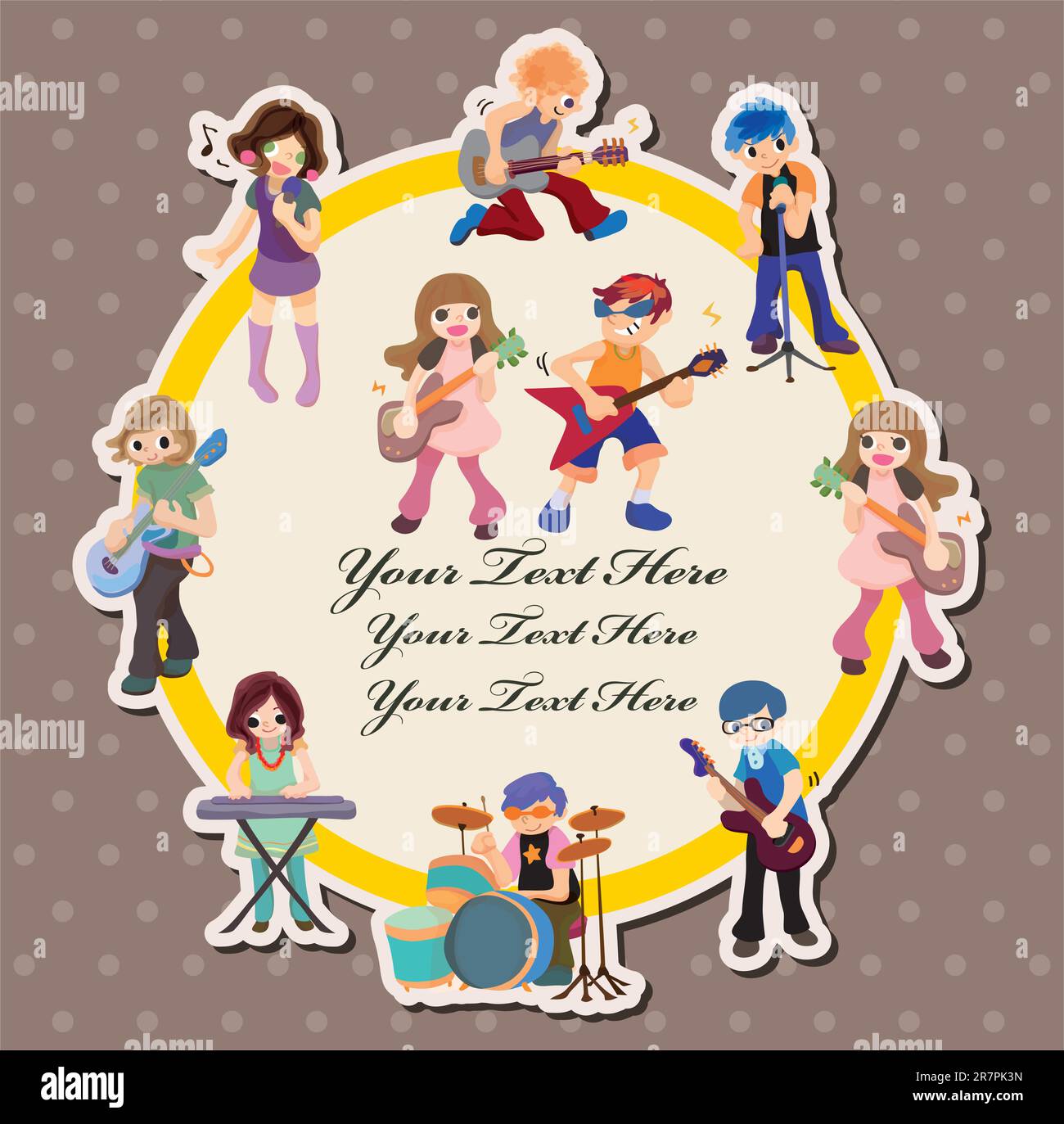 Holiday rock Stock Vector Images - Alamy