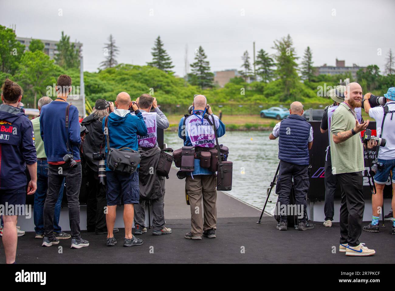 PHOTOGRAPHER WAITING FOR DRIVERS during day2, Friday, of FORMULA 1 ...