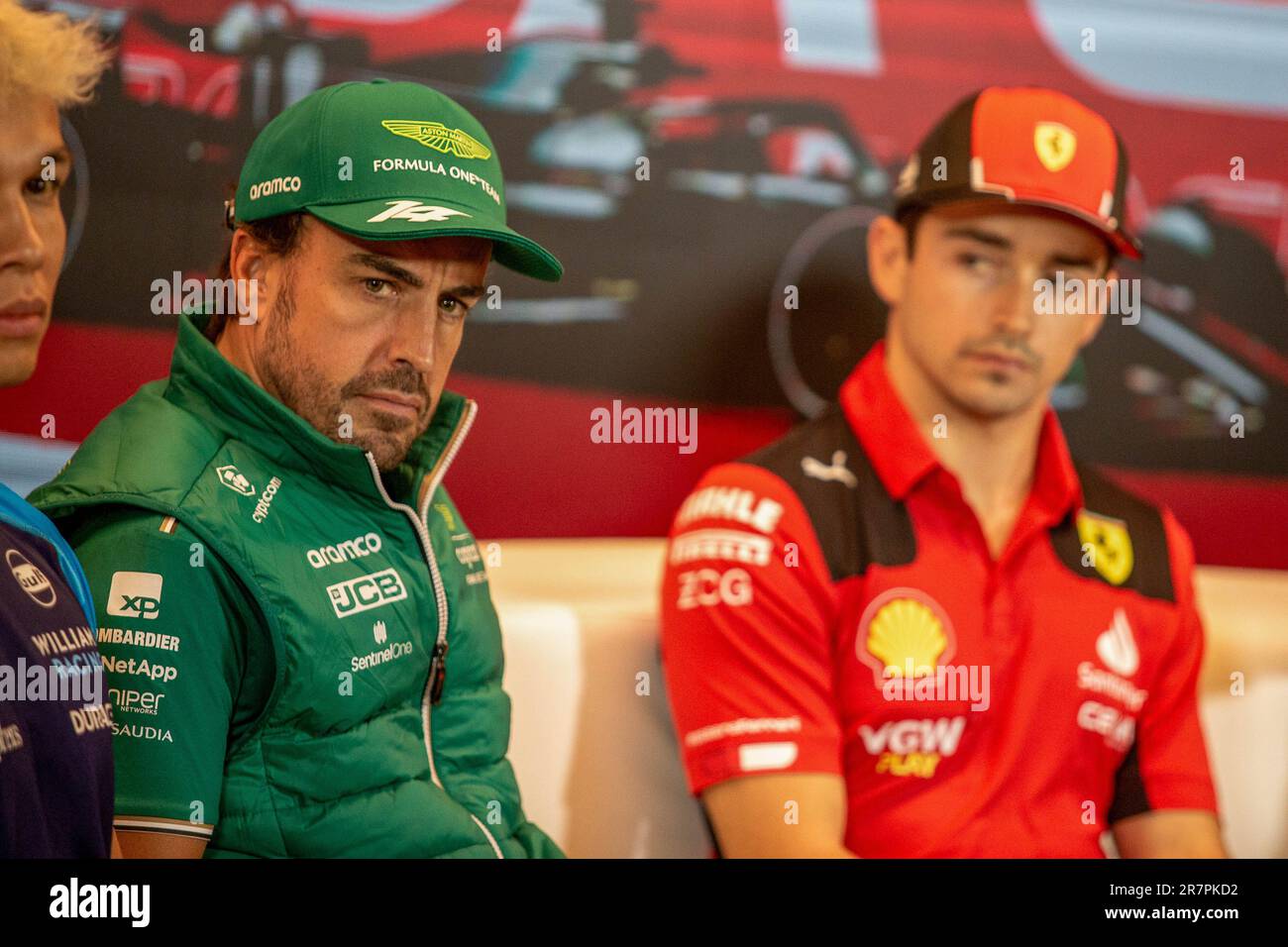 Fernando Alonso (SPA) Aston Martn AMR23 during Day 1 of FORMULA 1 ...