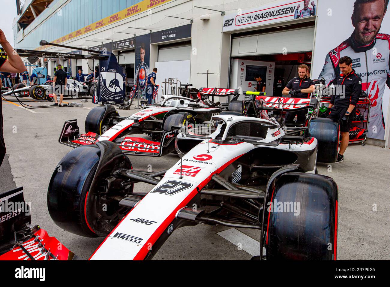 Haas F1 Team during day2, Friday, of FORMULA 1 PIRELLI GRAND PRIX DU ...