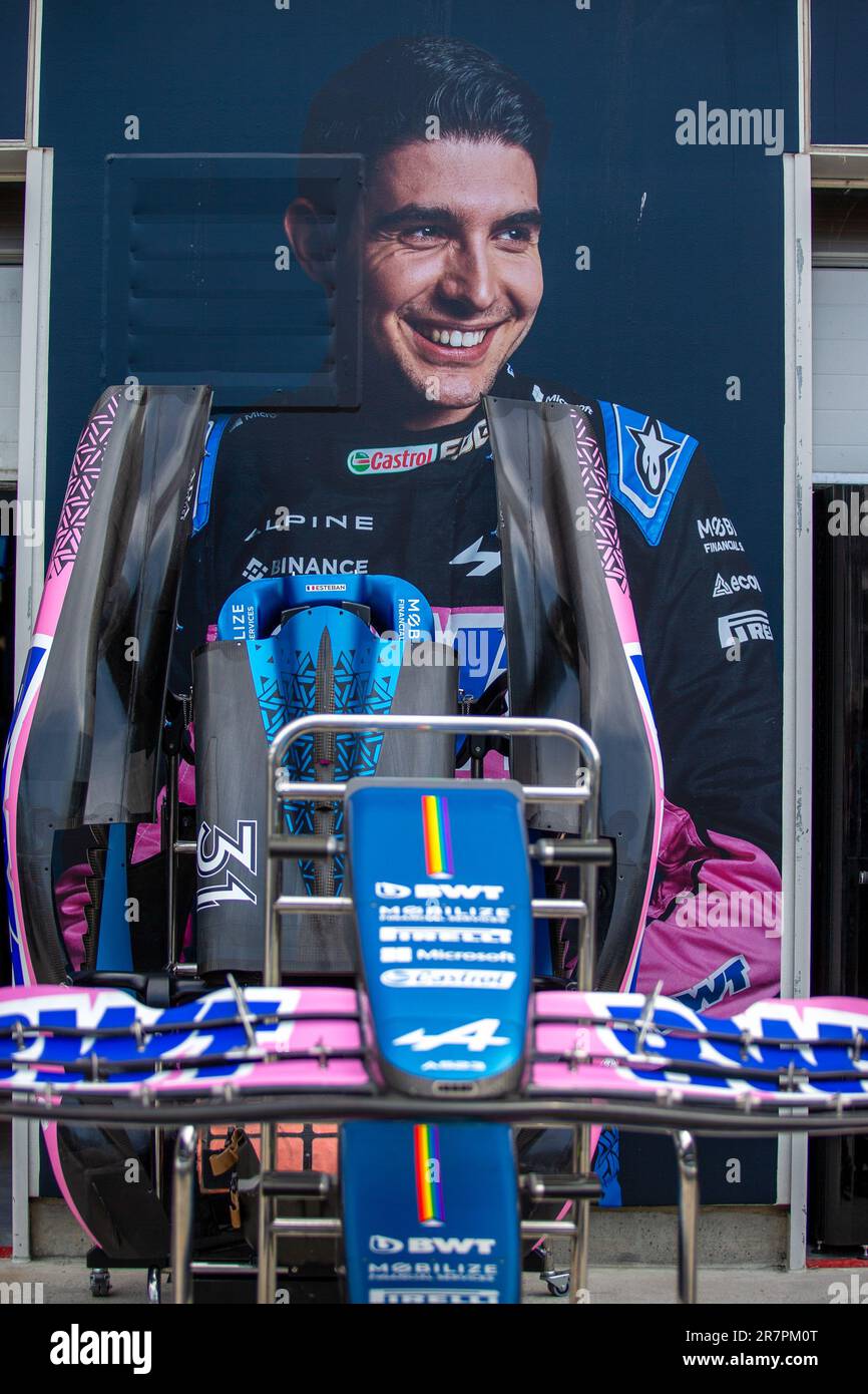 BWT Alpine F1 Team driver poster in pitlane.during Day 1 of FORMULA 1 ...
