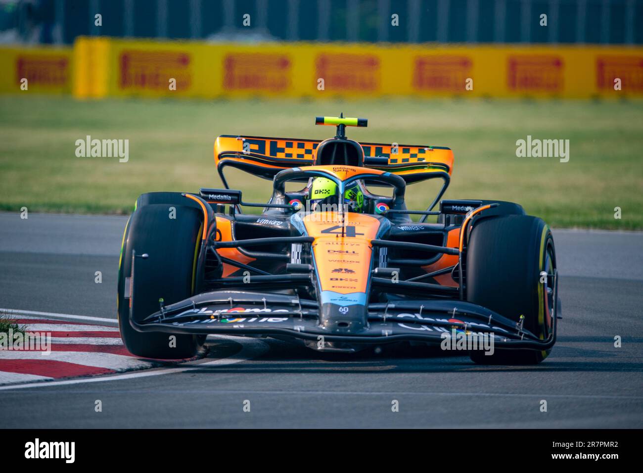 Lando Norris (GBR) McLaren MCL60.during Free Practice 2 Session, Day 2 ...