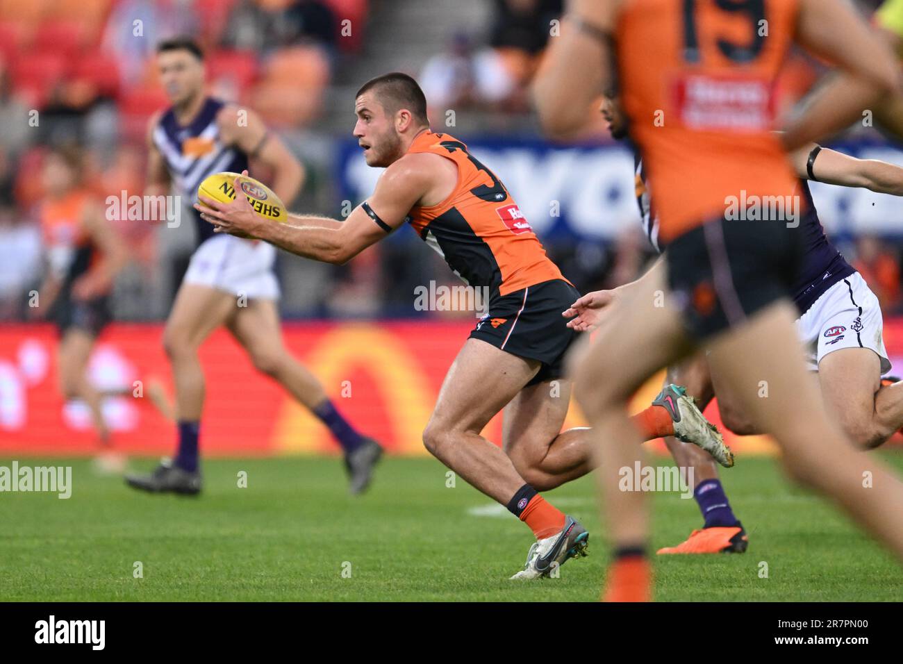 Sydney, Australia. 17th June, 2023. Xavier O'Halloran of the Giants ...