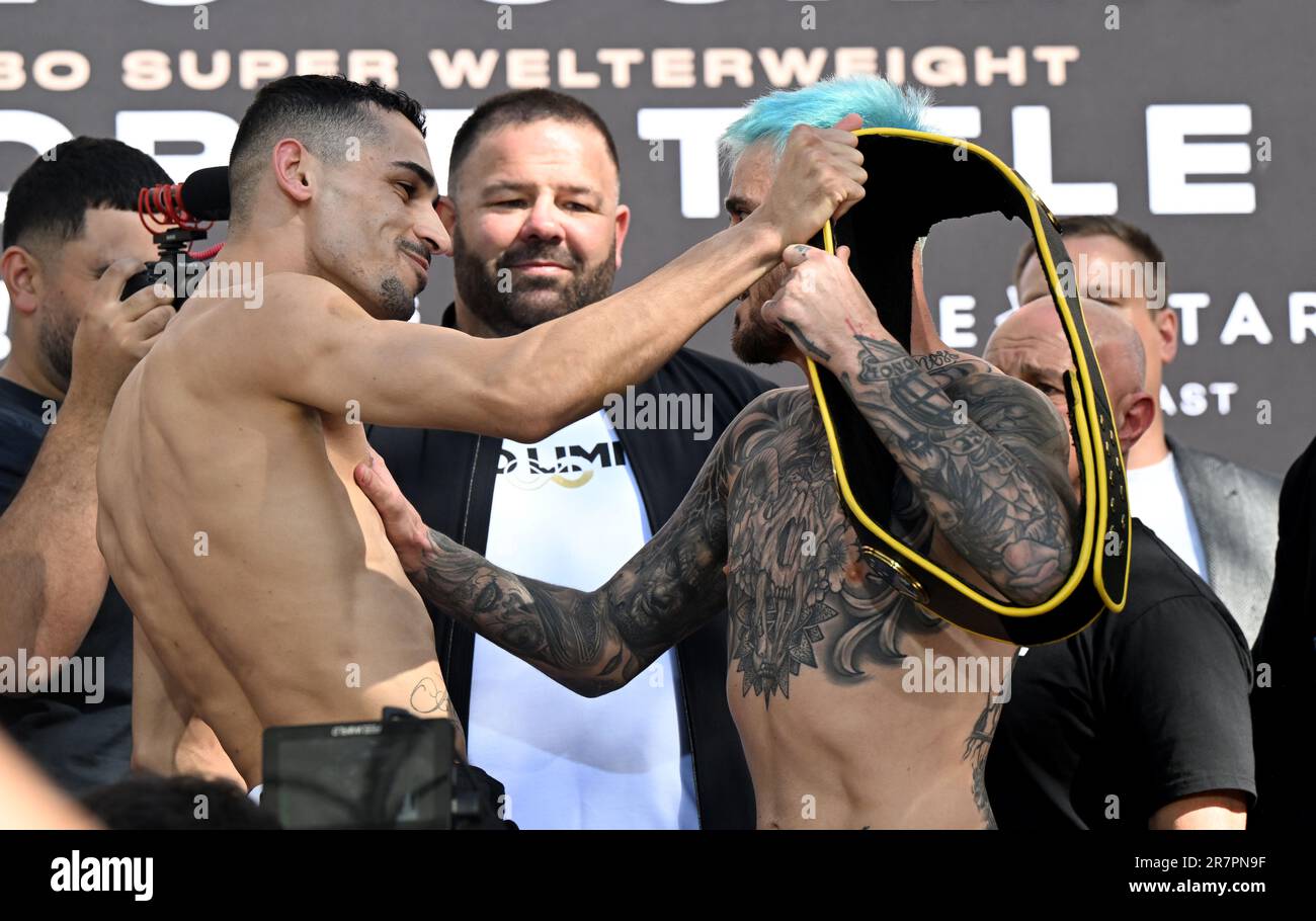 Gold Coast, Australia. 17th June, 2023. Hassan Hamdan (left) and Justin ...