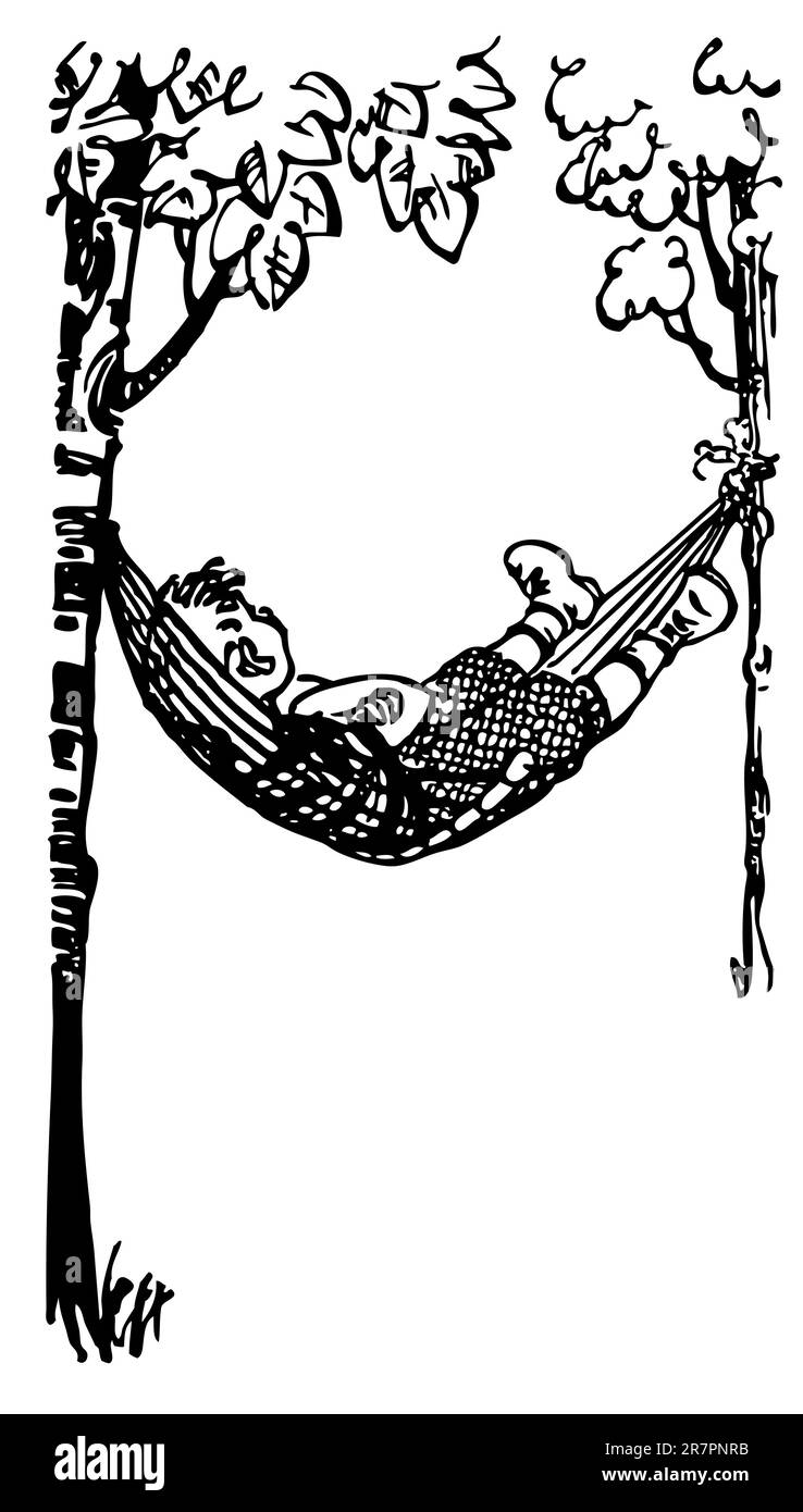 Relax hammock Cut Out Stock Images & Pictures - Alamy
