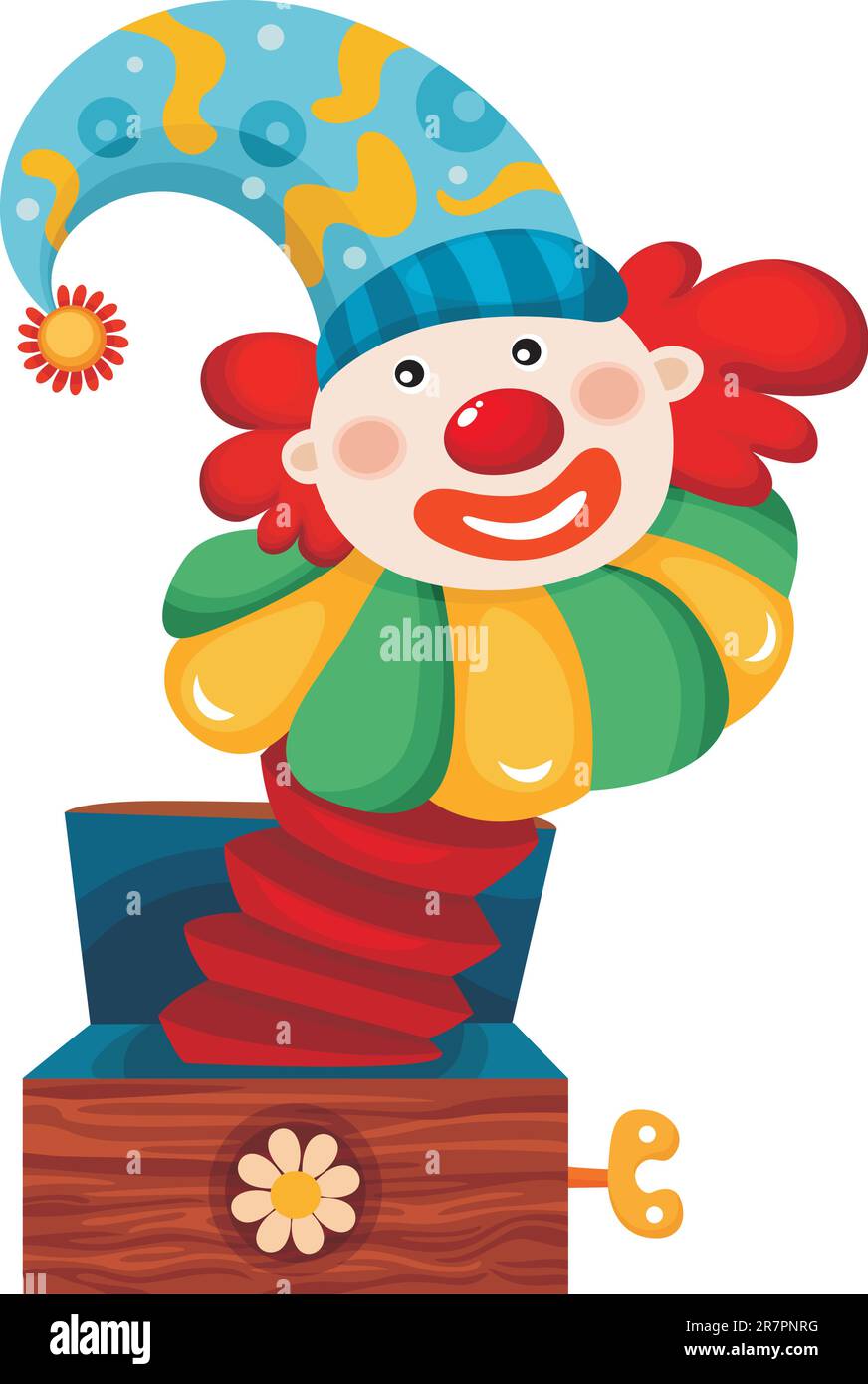 vector illustration of a jack box Stock Vector Image & Art - Alamy