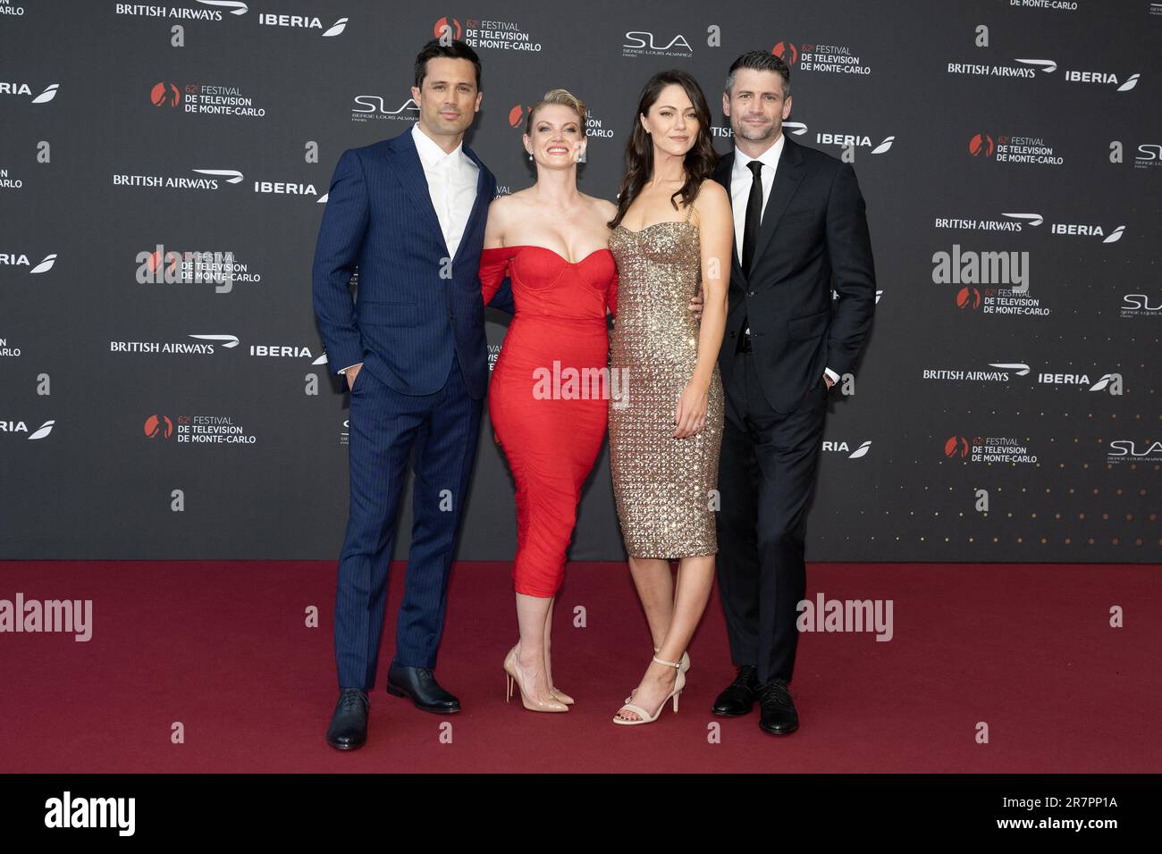 Checy, France. 17th June, 2023. Stephen Colletti, Cariba Heine ...