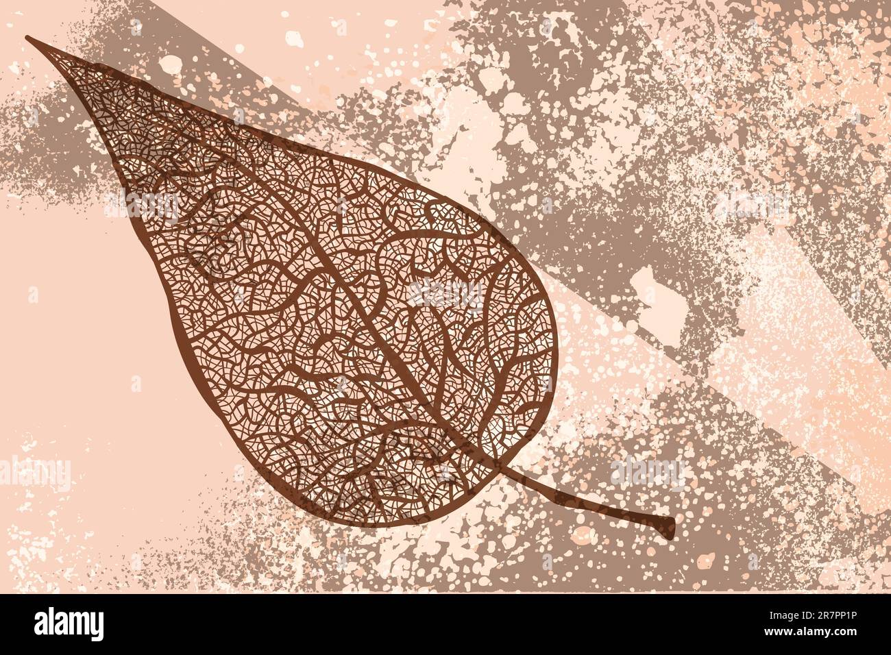 Nature background leaf splash Stock Vector Images - Alamy