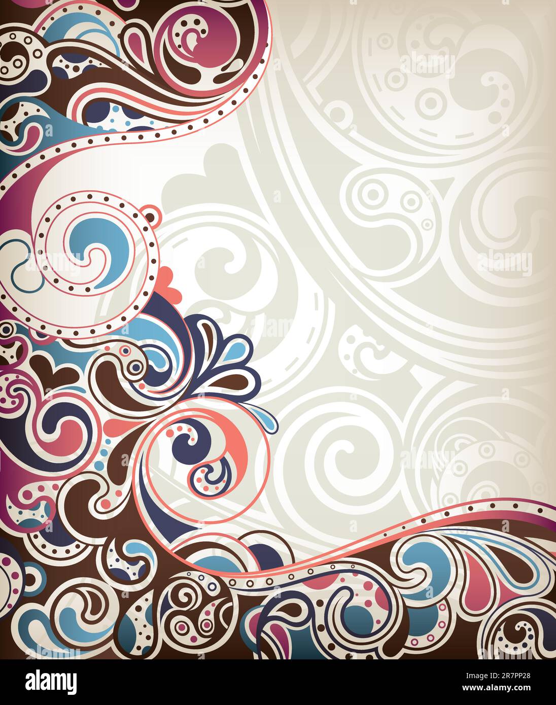 Illustration of abstract curve background Stock Vector Image & Art - Alamy