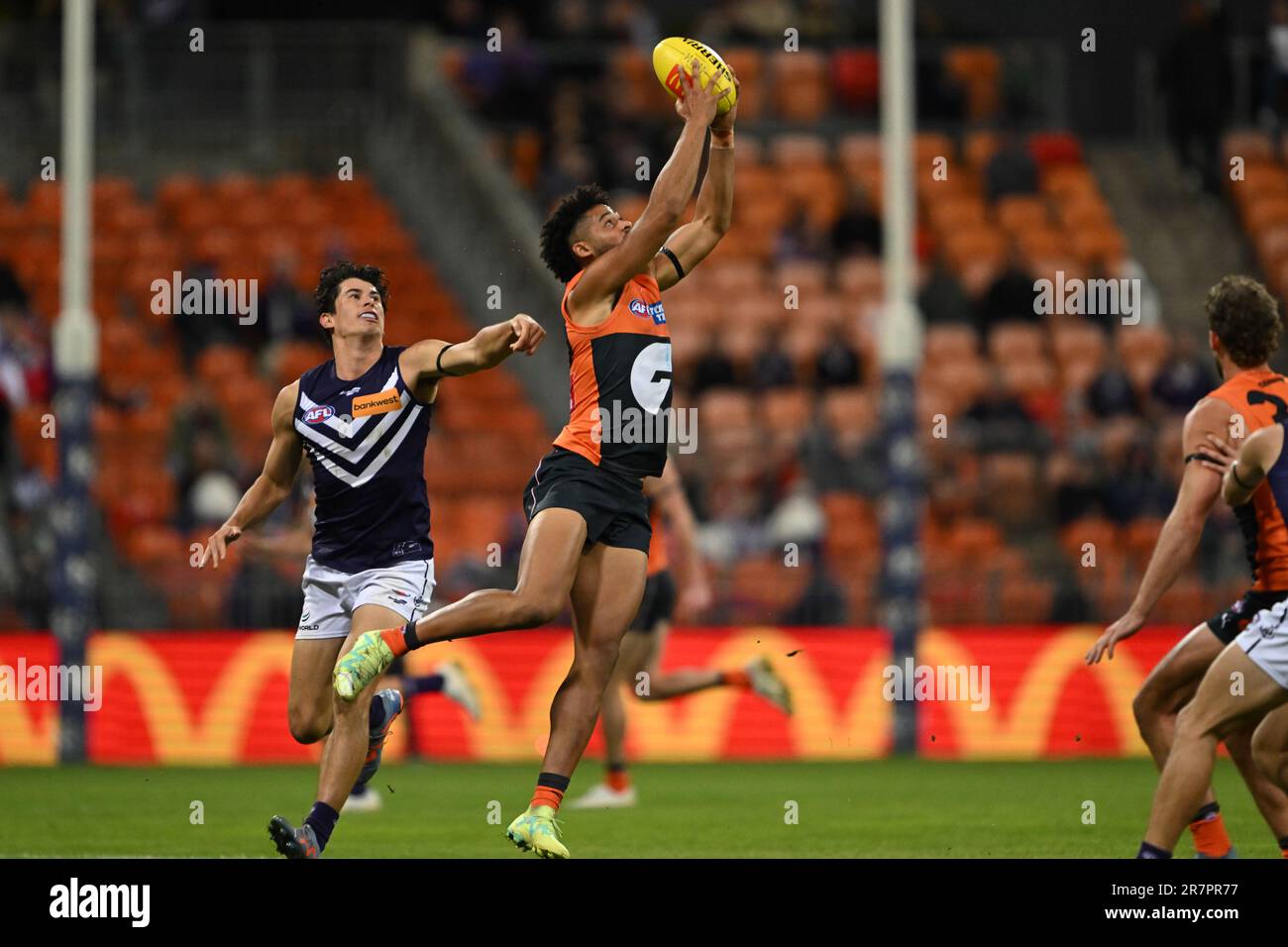 Sydney, Australia. 17th June, 2023. Connor Idun of the Giants during ...