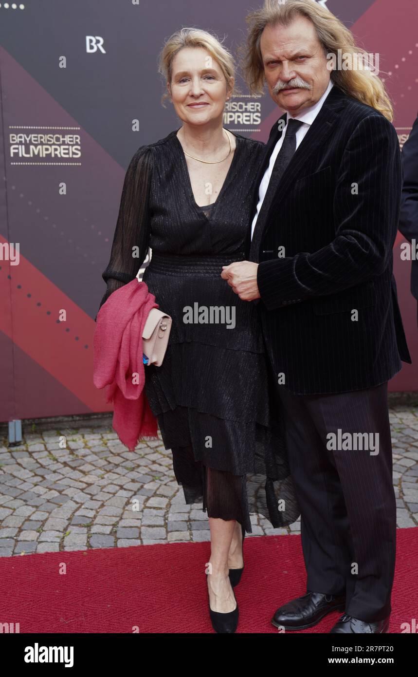 Lezlie Mandoki and his wife Eva Mandoki attends the Bayerischer ...
