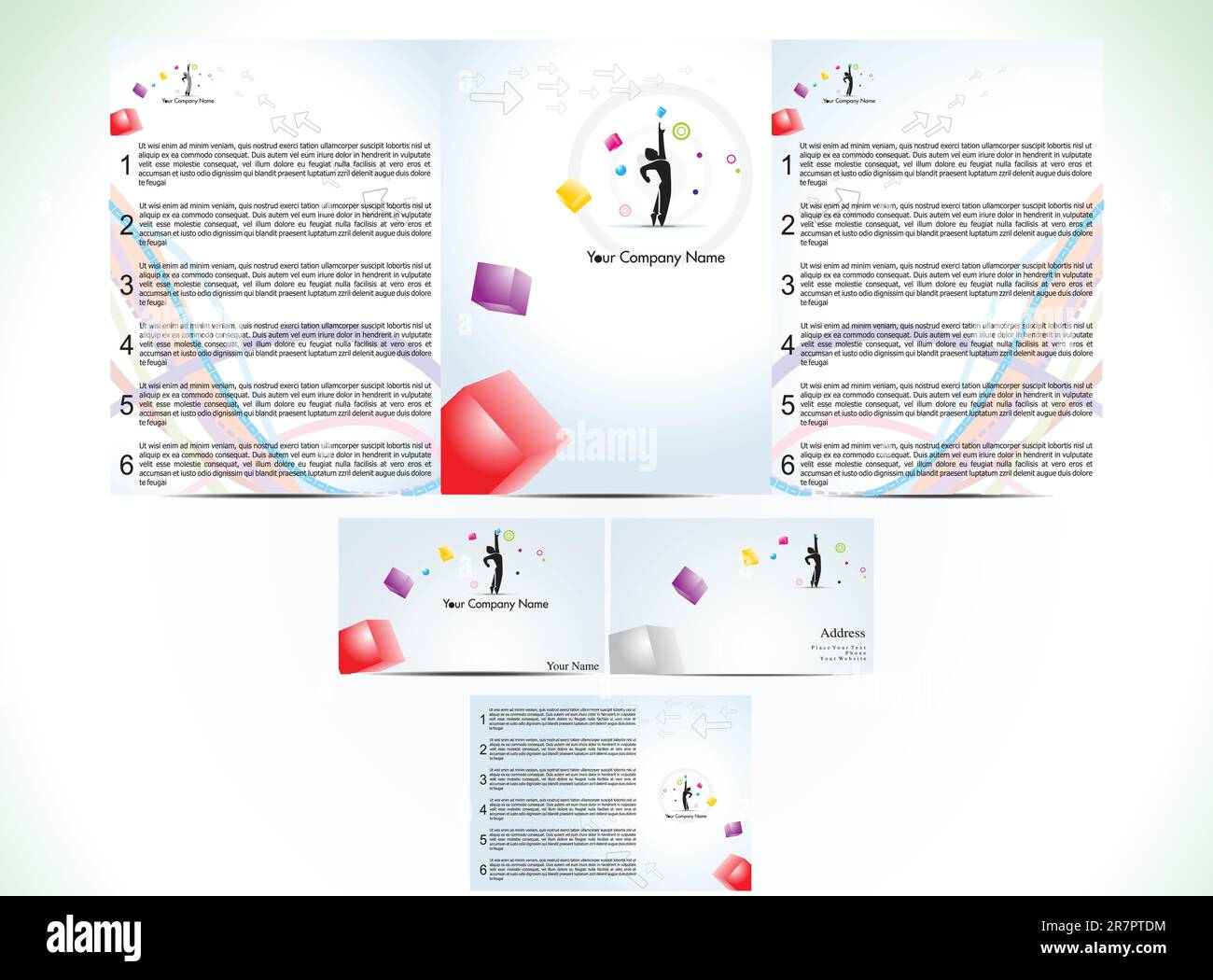 abstract corporate design template vector illustration Stock Vector ...