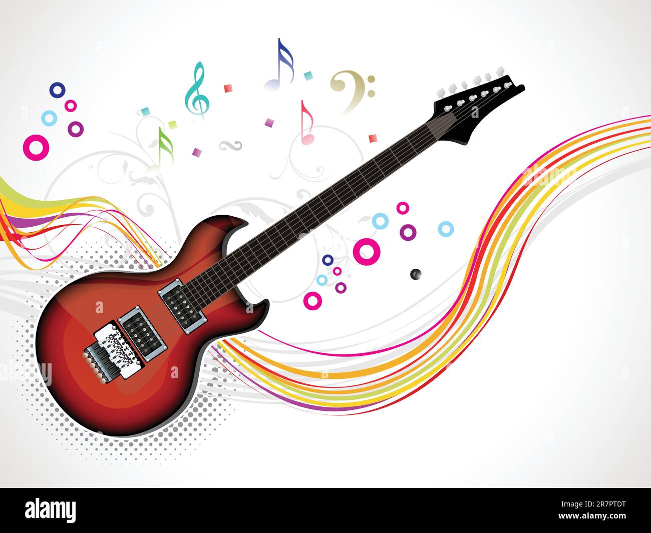 abstract colorful musical background vector illustration Stock Vector ...