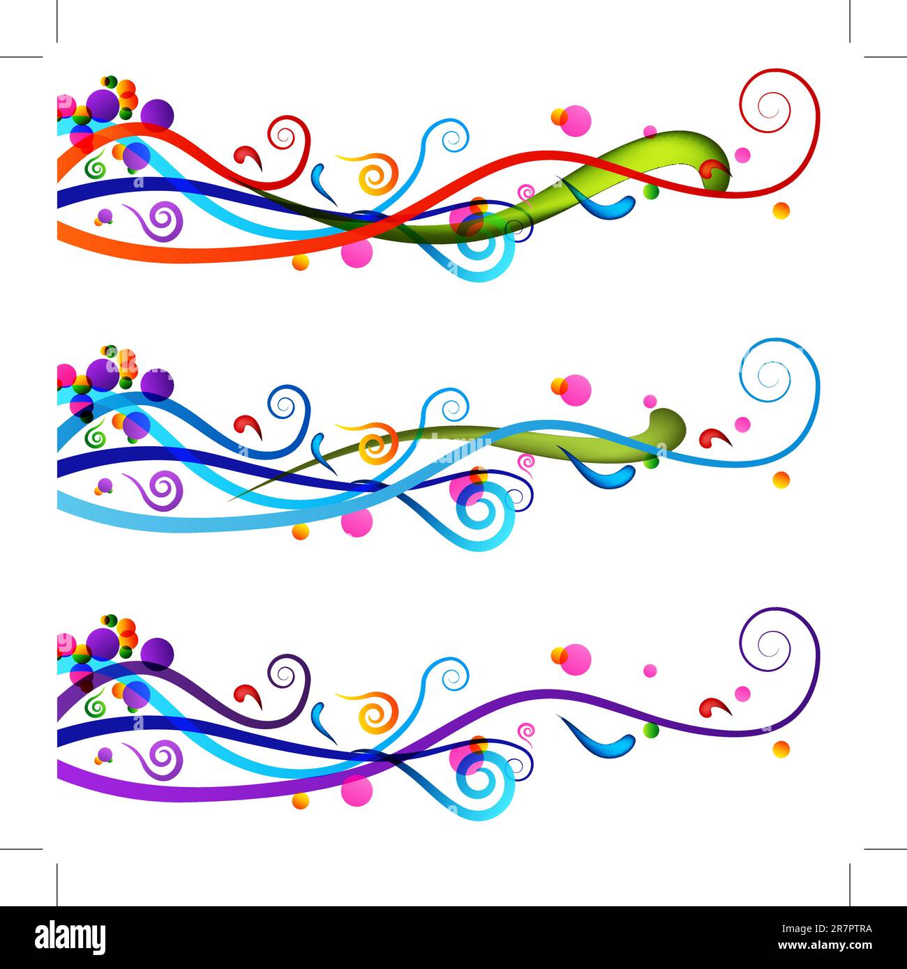 An image of a colorful festive celebration banner set Stock Vector ...