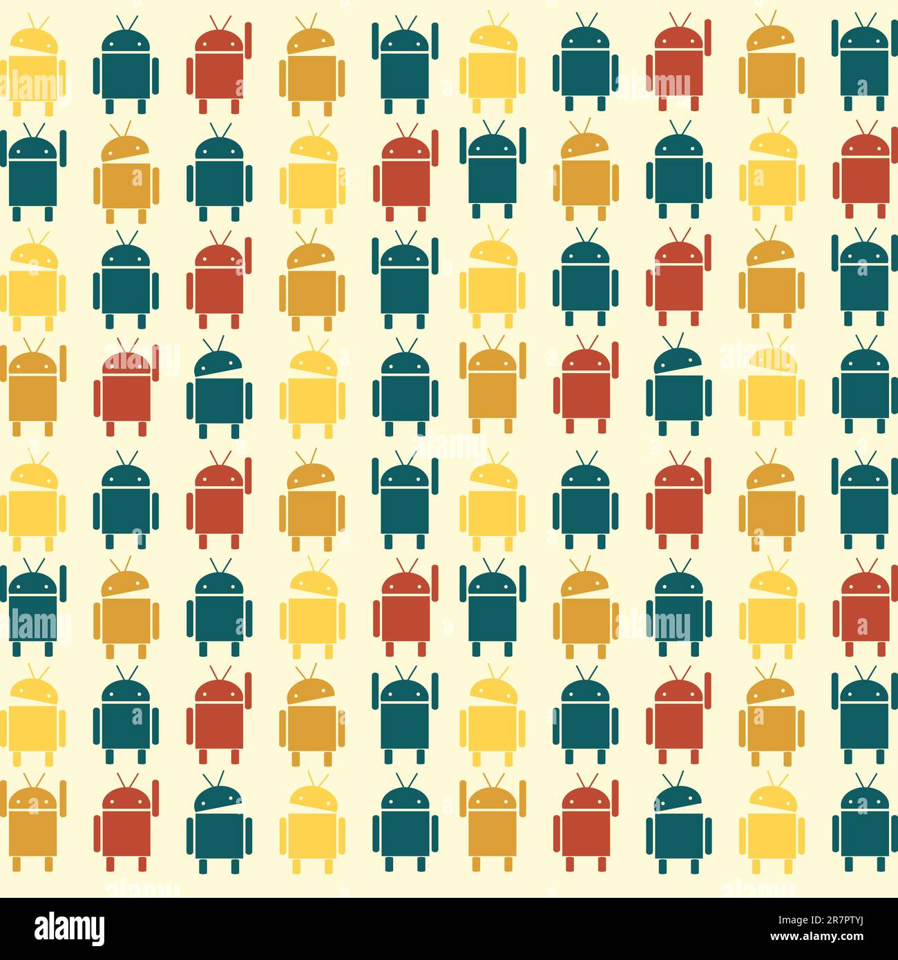 Robot pattern, vector illustration Stock Vector Image & Art - Alamy