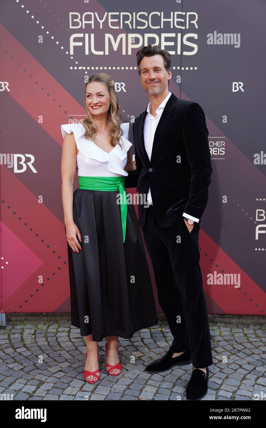 Digitalministerin Judith Gerlach and Florian David Fitz attend the ...