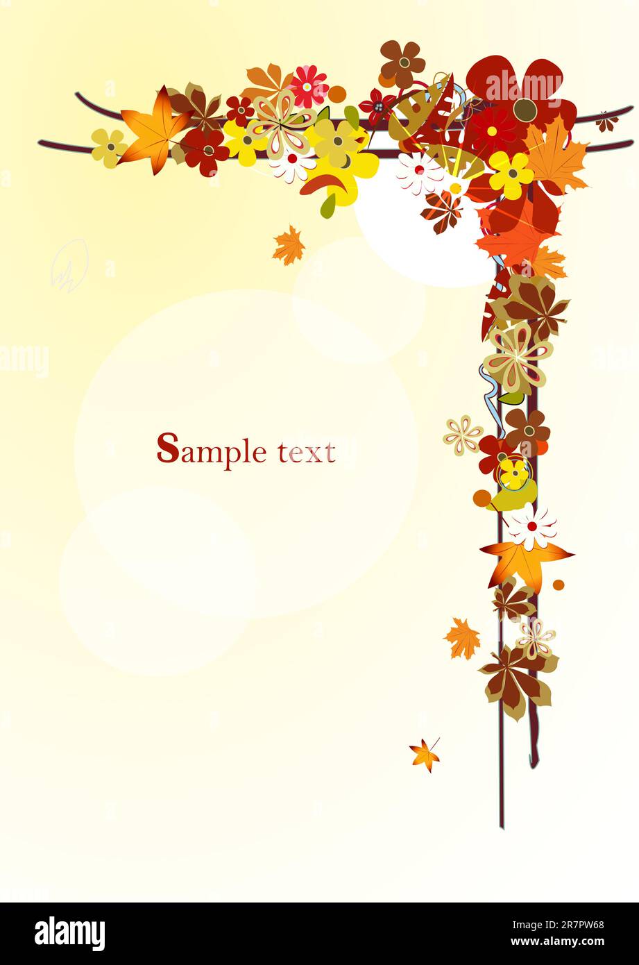 autumn border vector illustration Stock Vector Image & Art - Alamy