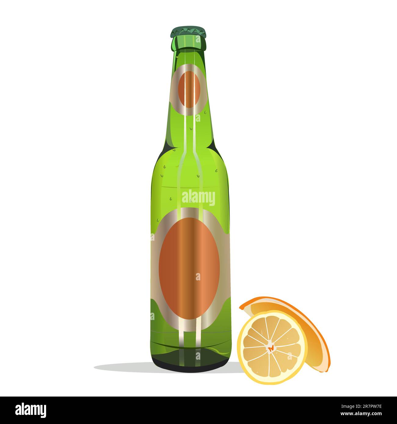 beer bottle vector illustration Stock Vector Image & Art - Alamy