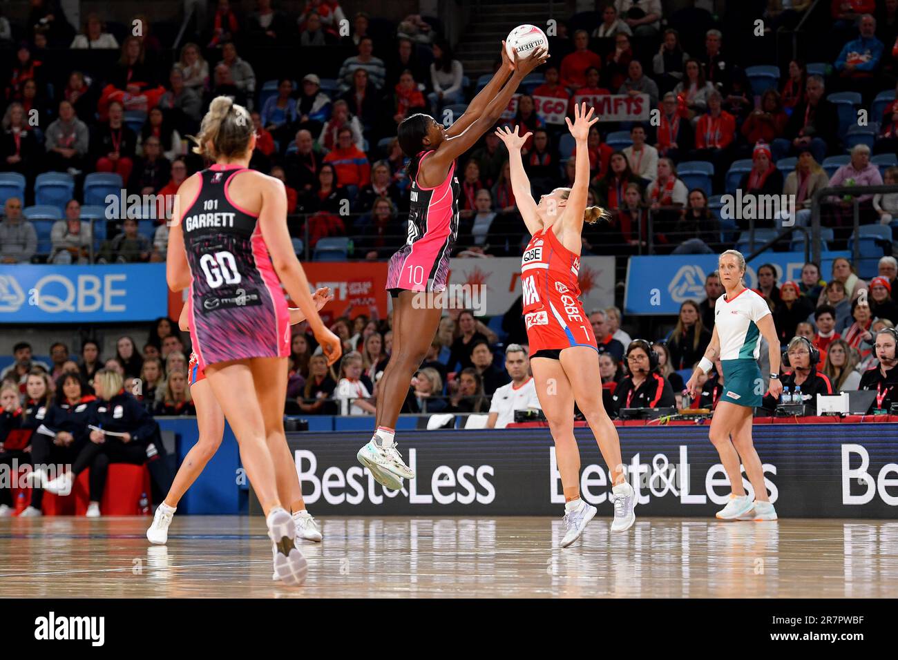 Sydney, Australia. 17th June, 2023. Latanya Wilson of the Thunderbirds ...