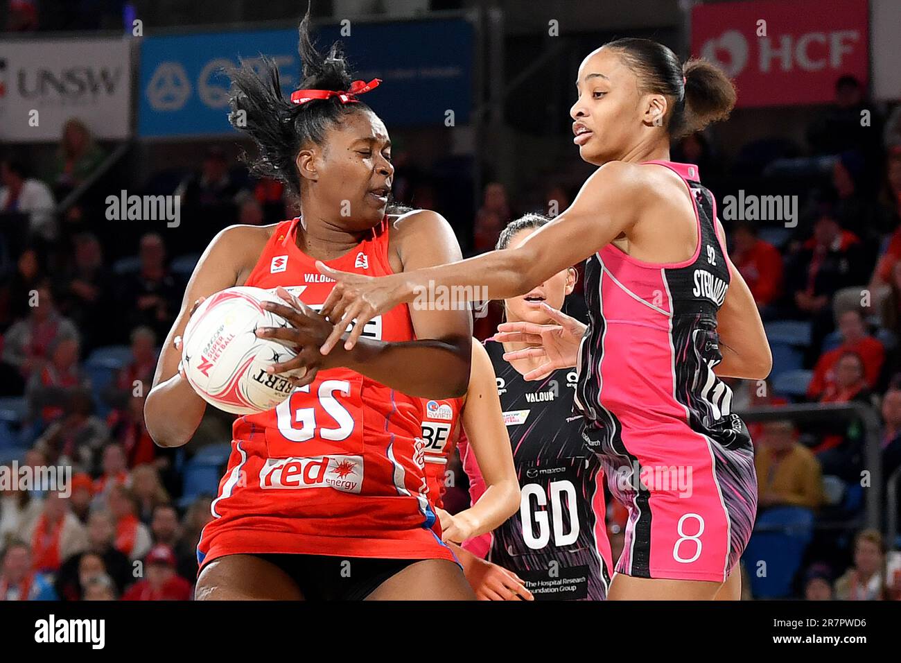Sydney, Australia. 17th June, 2023. Romelda Aiken-George of the Swifts ...