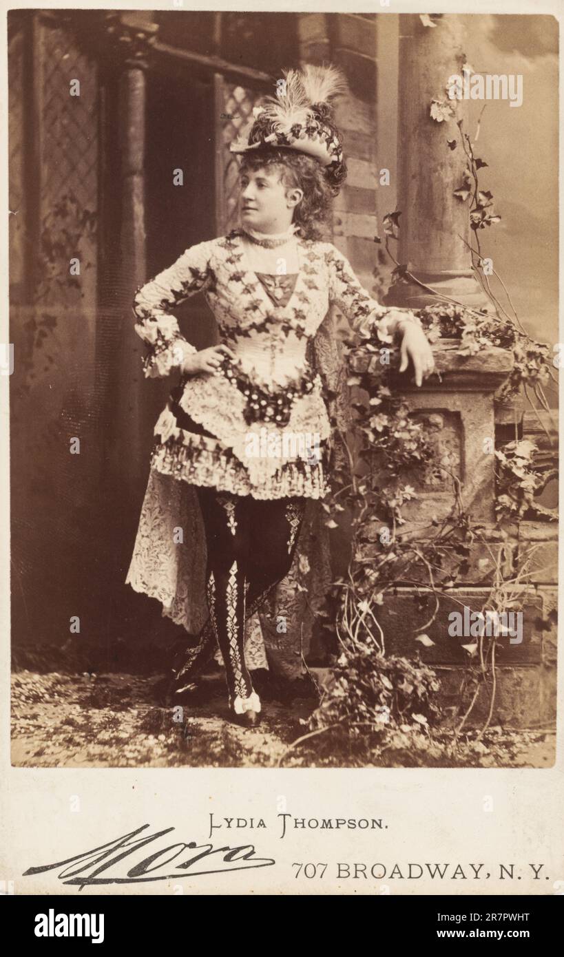 Lydia Thompson c. 1880-1885 Stock Photo - Alamy