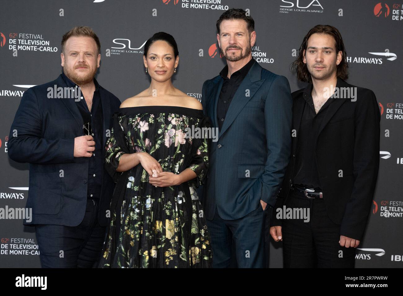 Owain Arthur, Cynthia Addai-Robinson, Lloyd Owen and Maxim Baldry ...