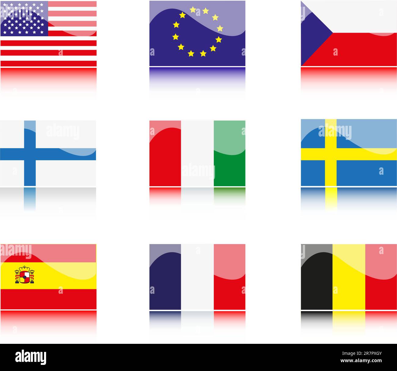 Set of Flags Stock Vector Image & Art - Alamy Set of Flags Stock Vector Image & Art - Alamy