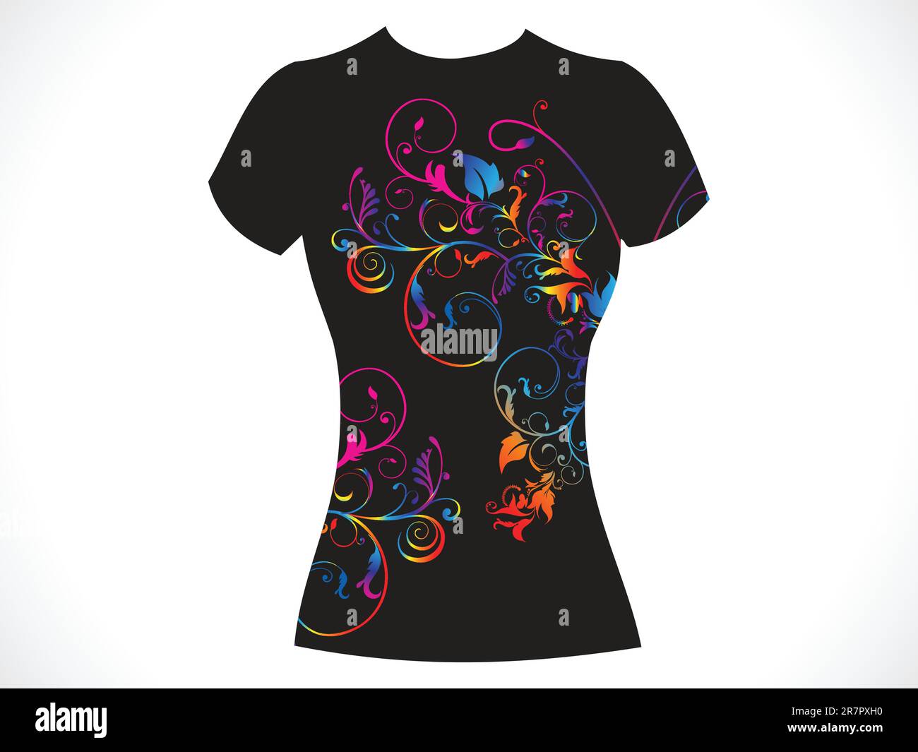 abstract t-shirt floral design vector illustration Stock Vector Image ... abstract t-shirt floral design vector illustration Stock Vector Image ...