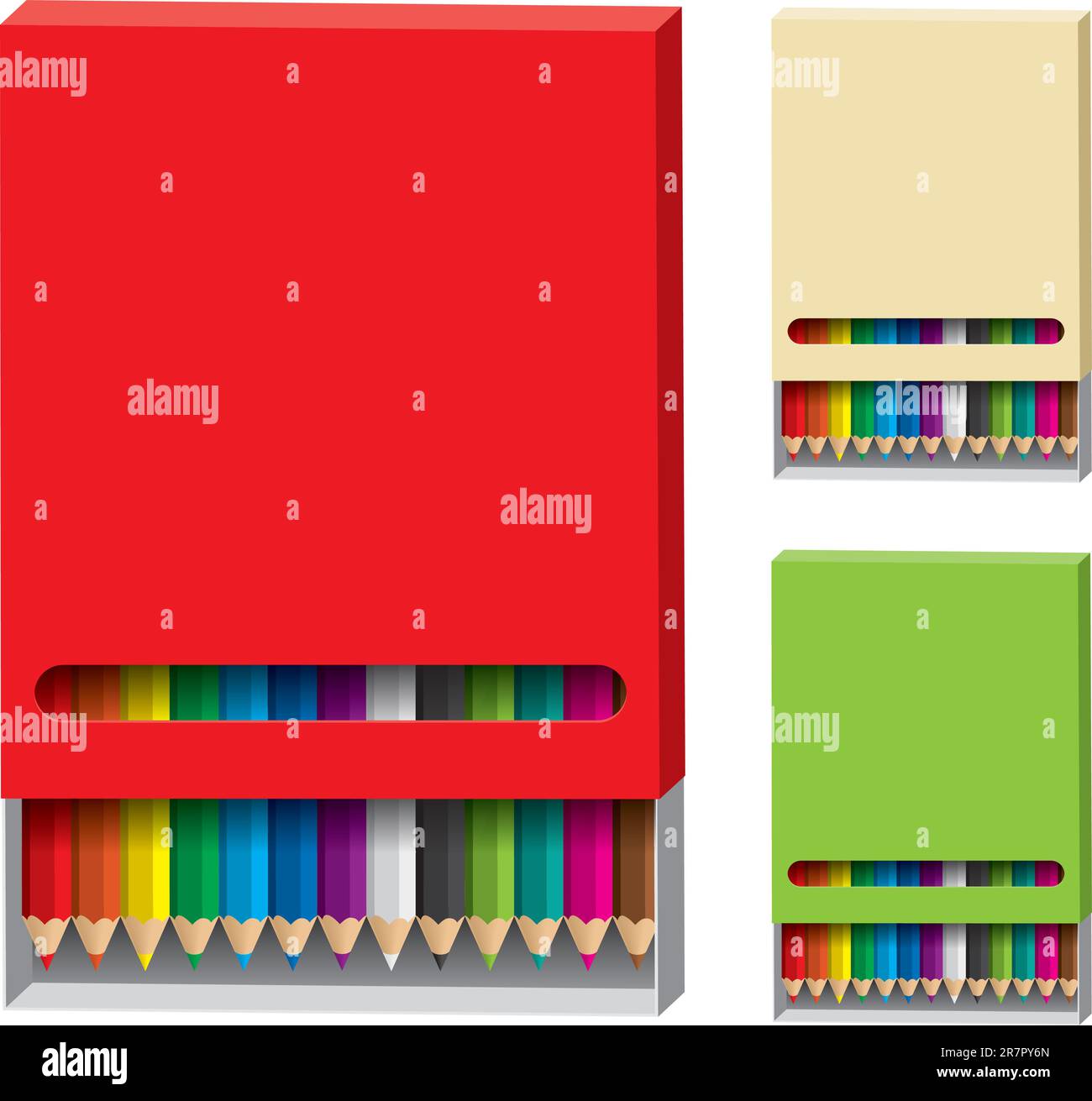 Wooden box on black Stock Vector Images - Alamy