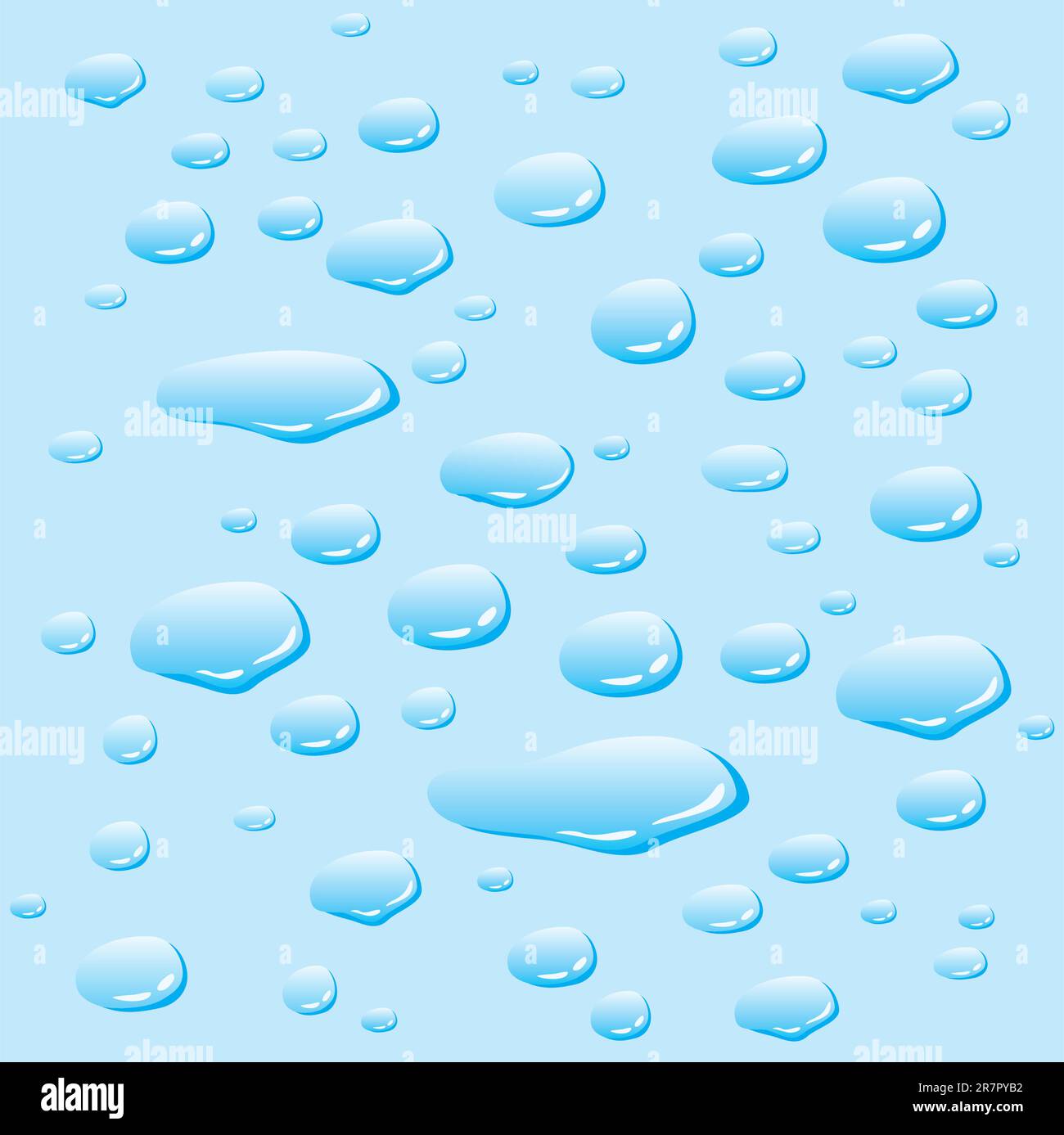 Water drops background. Vector illustration Stock Vector Image & Art ...