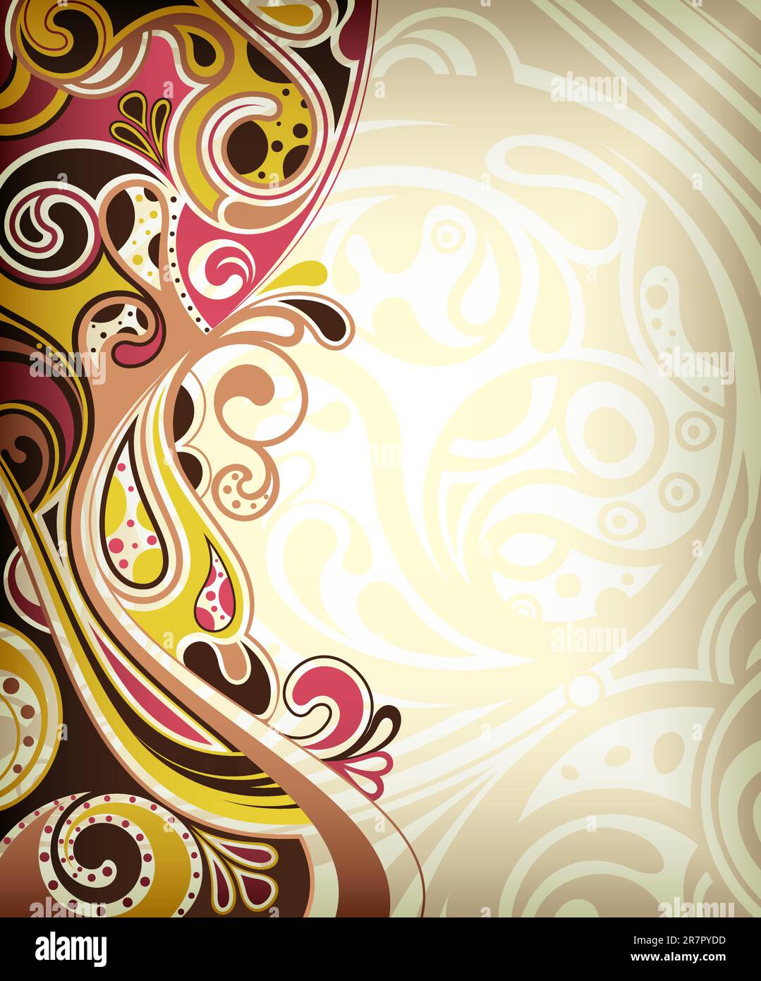 Illustration of abstract curve background Stock Vector Image & Art - Alamy