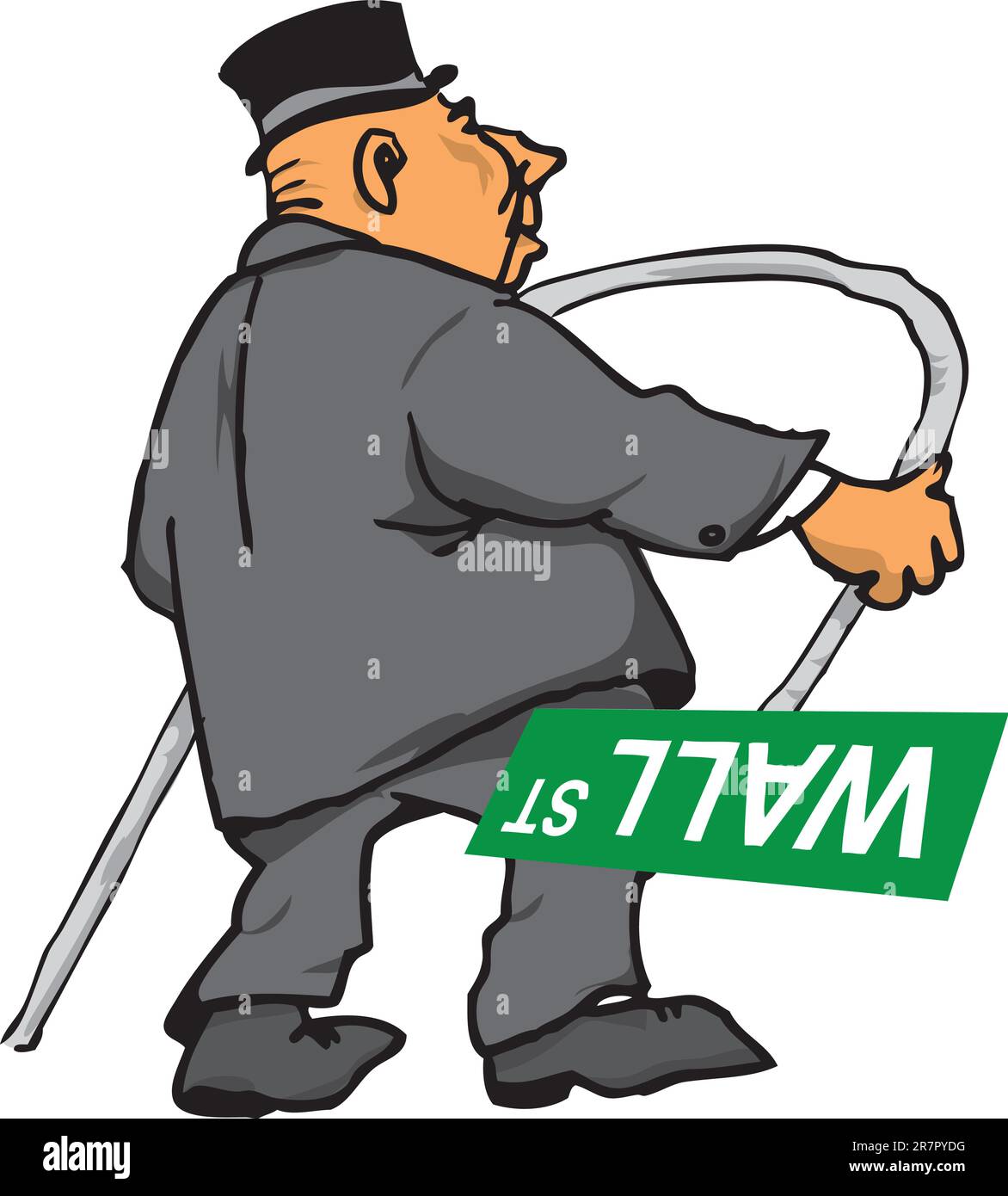 Knocked down road sign Stock Vector Images - Alamy