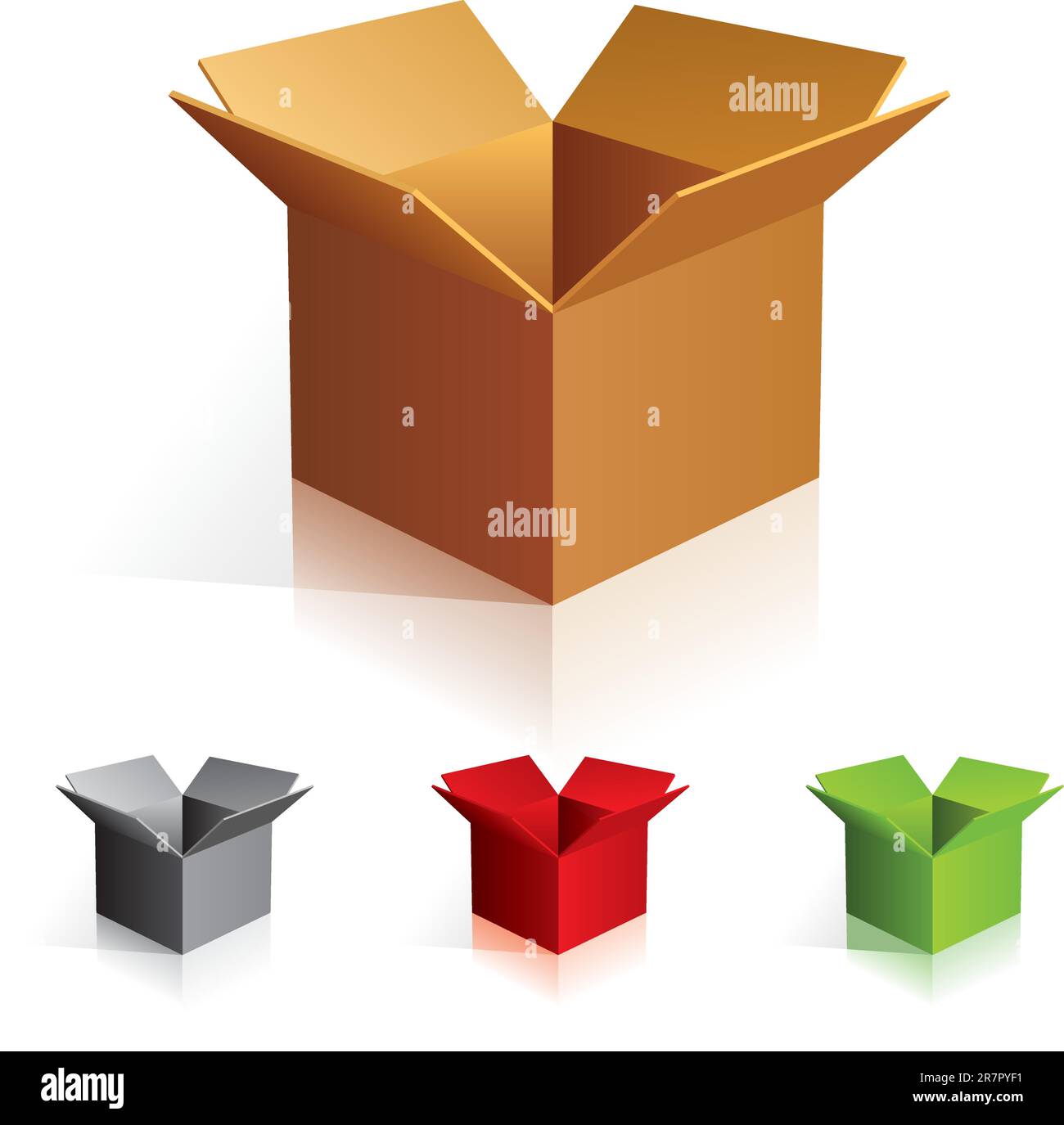 Yellow post office boxes Stock Vector Images - Alamy