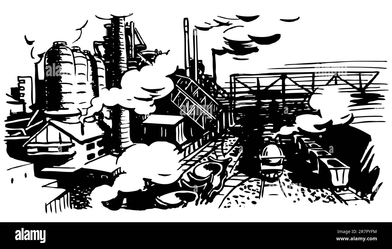 Soviet factory Stock Vector Images - Alamy